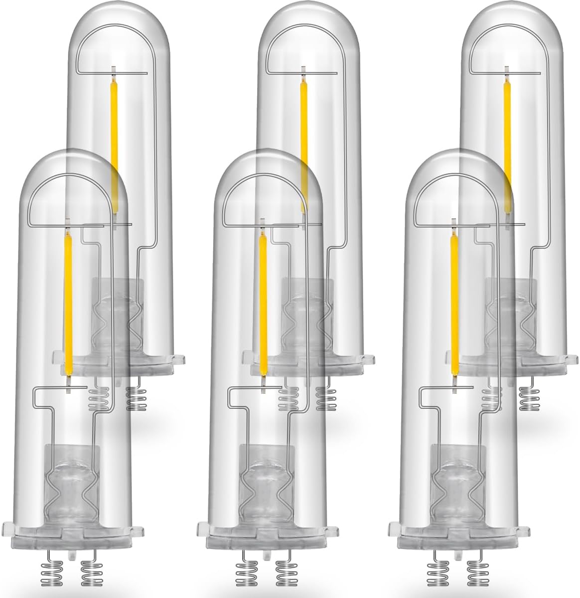 enwant Solar Light Bulbs Replacement, Upgraded Solar Outdoor Light ...