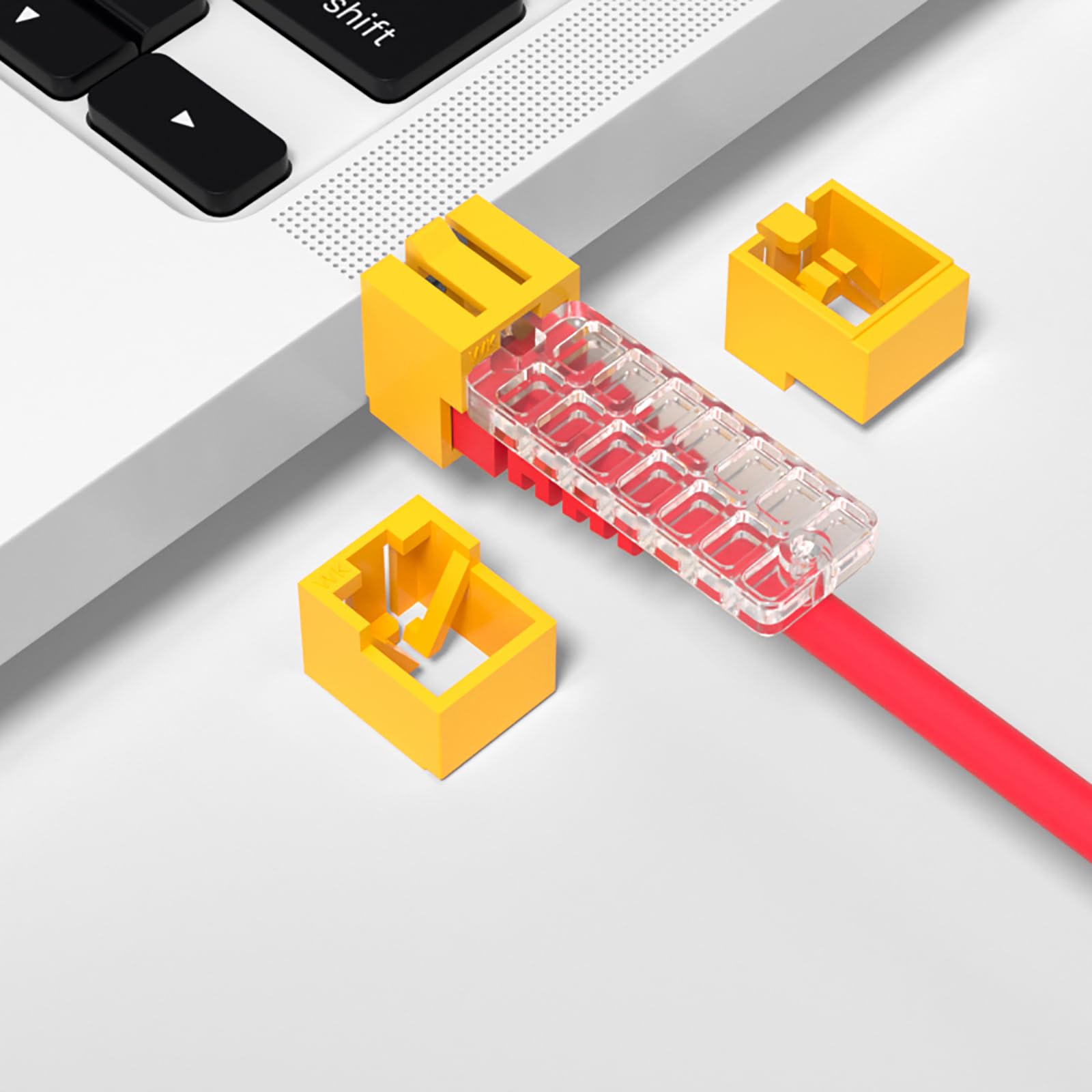 Amazon.com: 20PCS RJ45 Network Port Blocker and Dust Cover with 1 Key ...