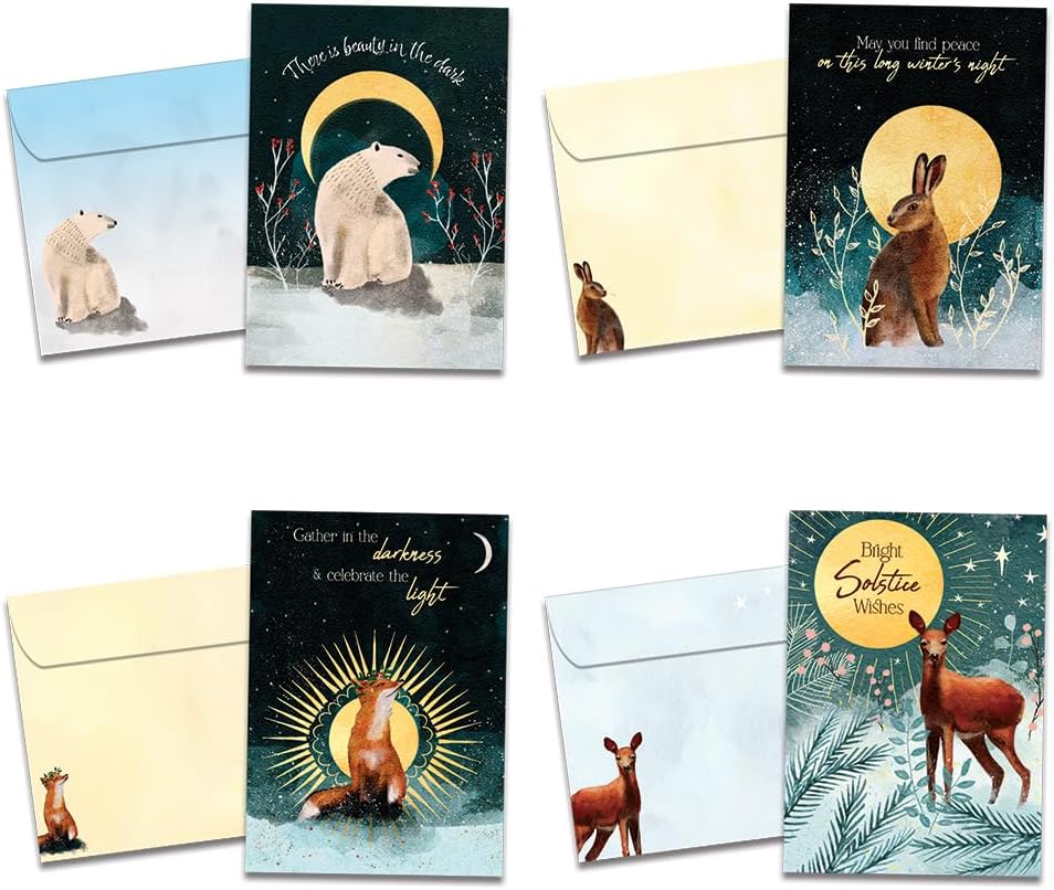 Amazon.com : Tree-Free Greetings - Winter Solstice Greeting Cards ...