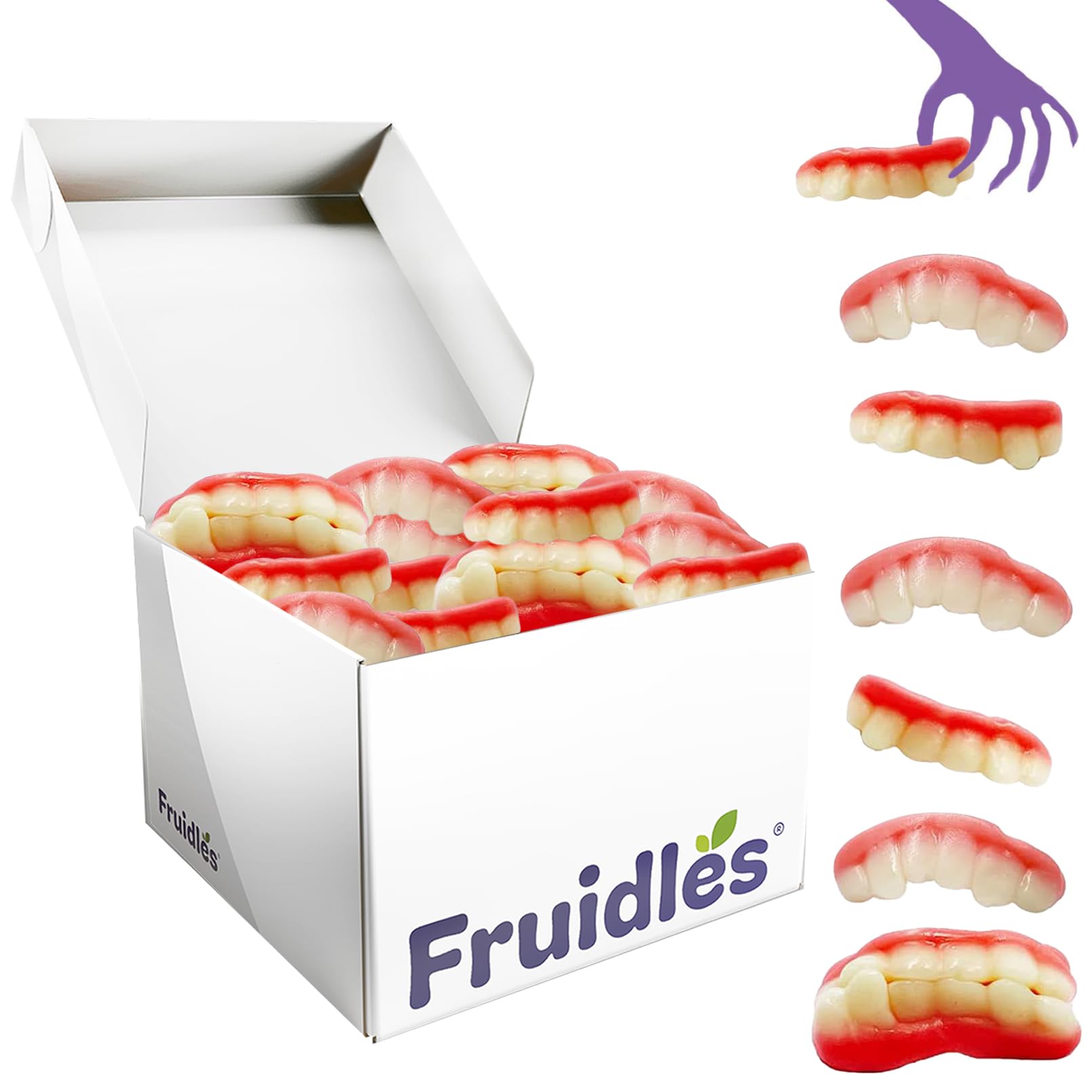Snapklik.com : Gummi Teeth Candy, Delicious Fruit Flavors Gummies