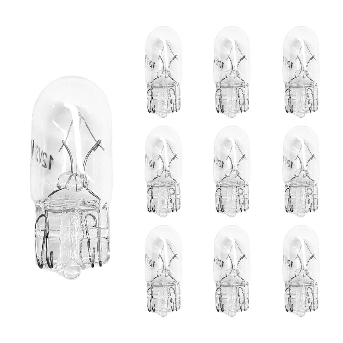 Snapklik.com : 10PCS T10 Car Flat Foot Mini Light, 168 192 12V 5W Low ...