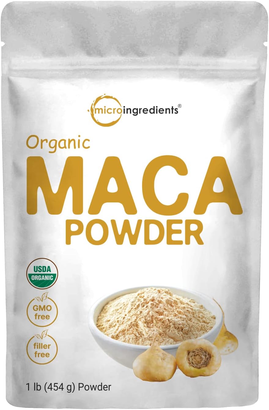 Amazon.com: Pure Organic Maca Powder, 1 Pound, Gelatinized for Better ...