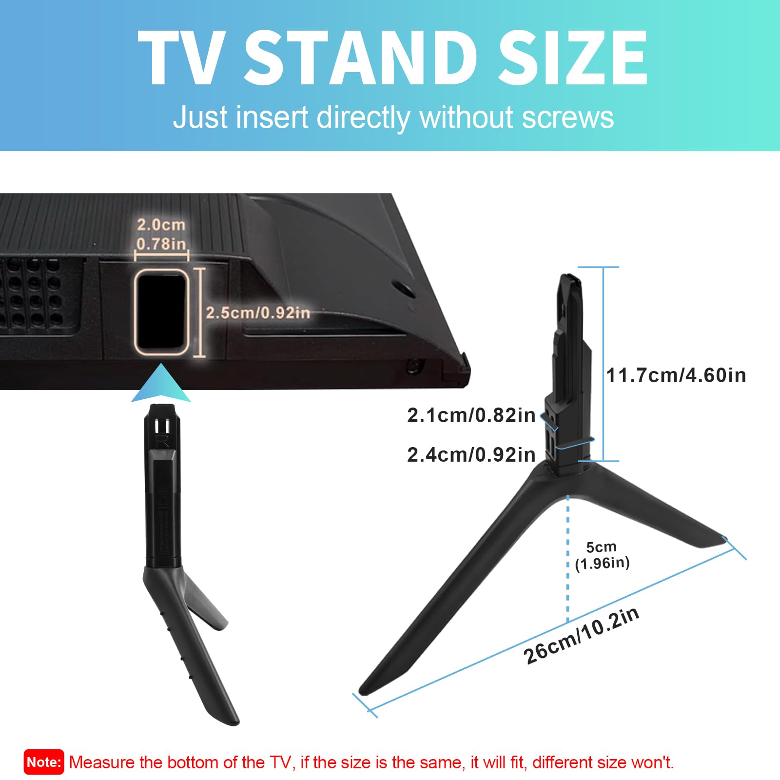 Snapklik.com : TV Stand Legs,TV Legs Replacement For Samsung,TV Stand ...