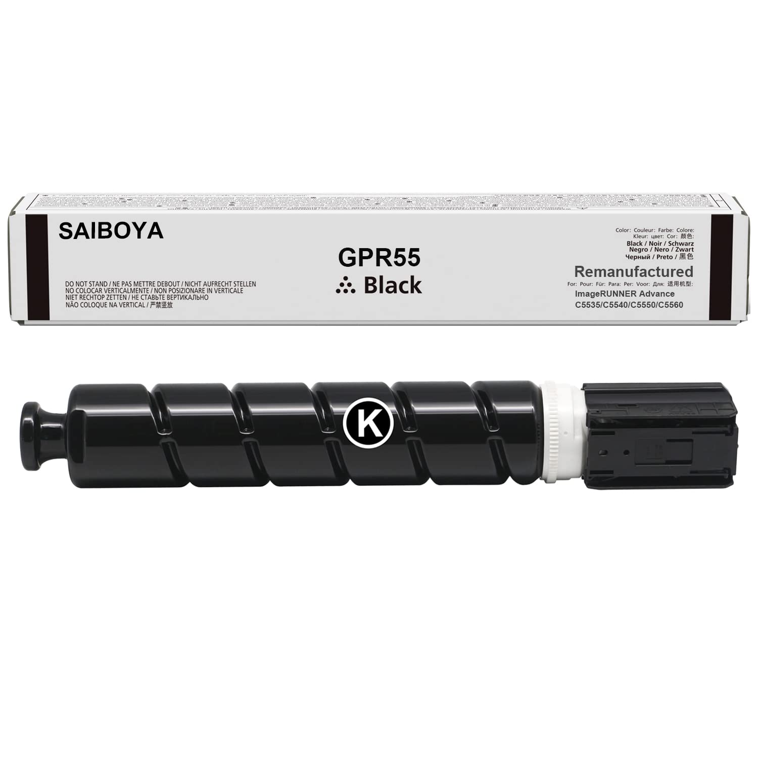 GPR-55 Remanufactured GPR55 Black Toner Cartridge Compatible for Canon ...
