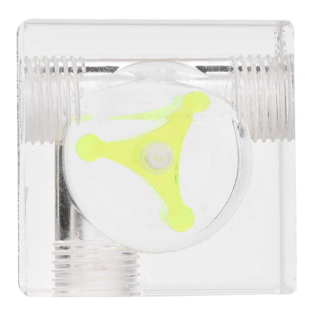 Buy G1/4 Water Cooler Flow Meter Indicator,3 Impeller Water Cooler Flow ...