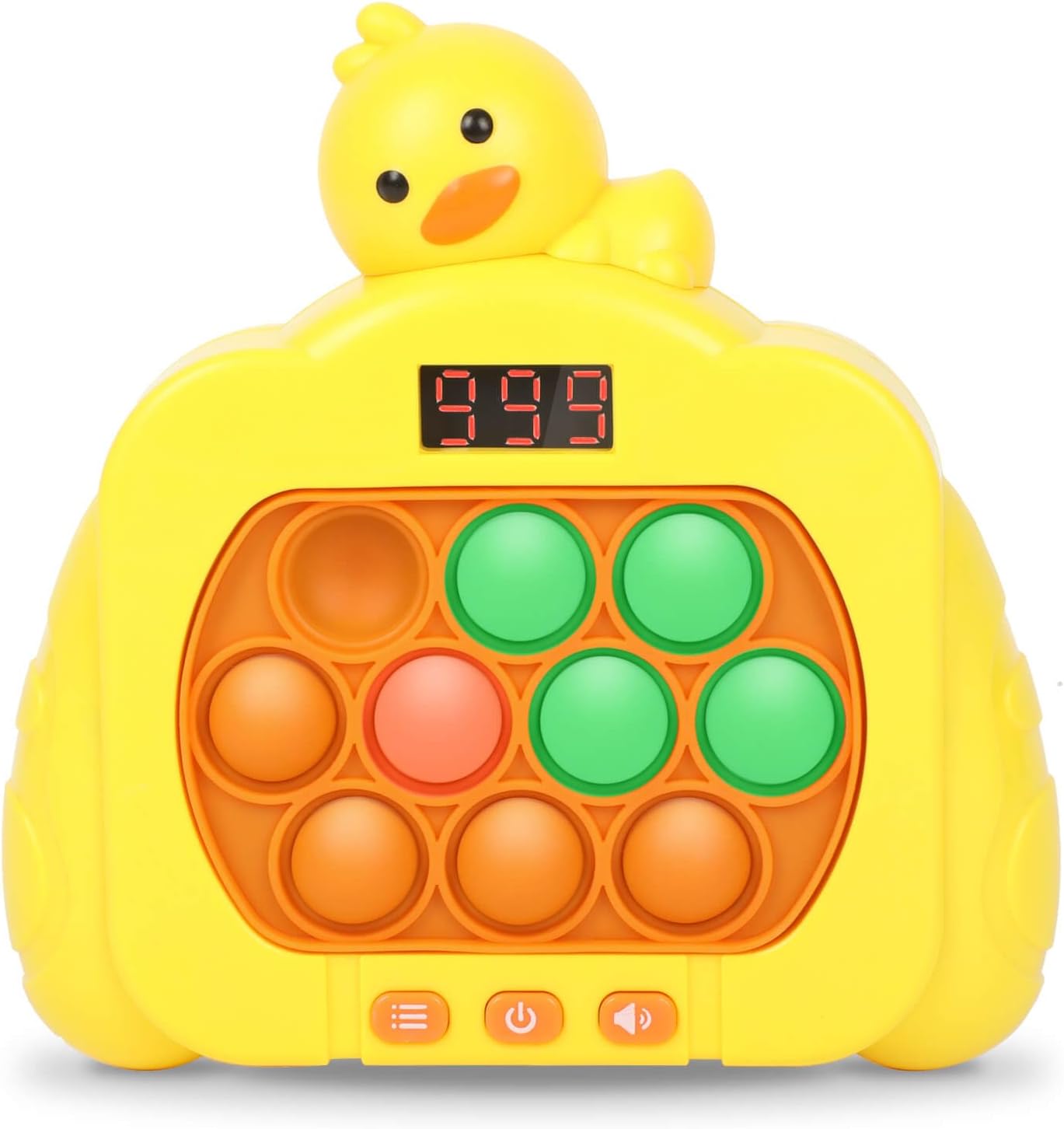 Amazon.com: Quick Push Pop Game Fidget Toys, 12 Modes LED Screen Light Up Fast Push Bubble Game ...