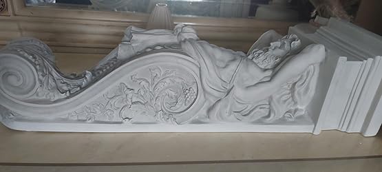 Design Toscano Telamon Wall Sculpture, Antique Stone, 24.00 x 51.00 cms ...