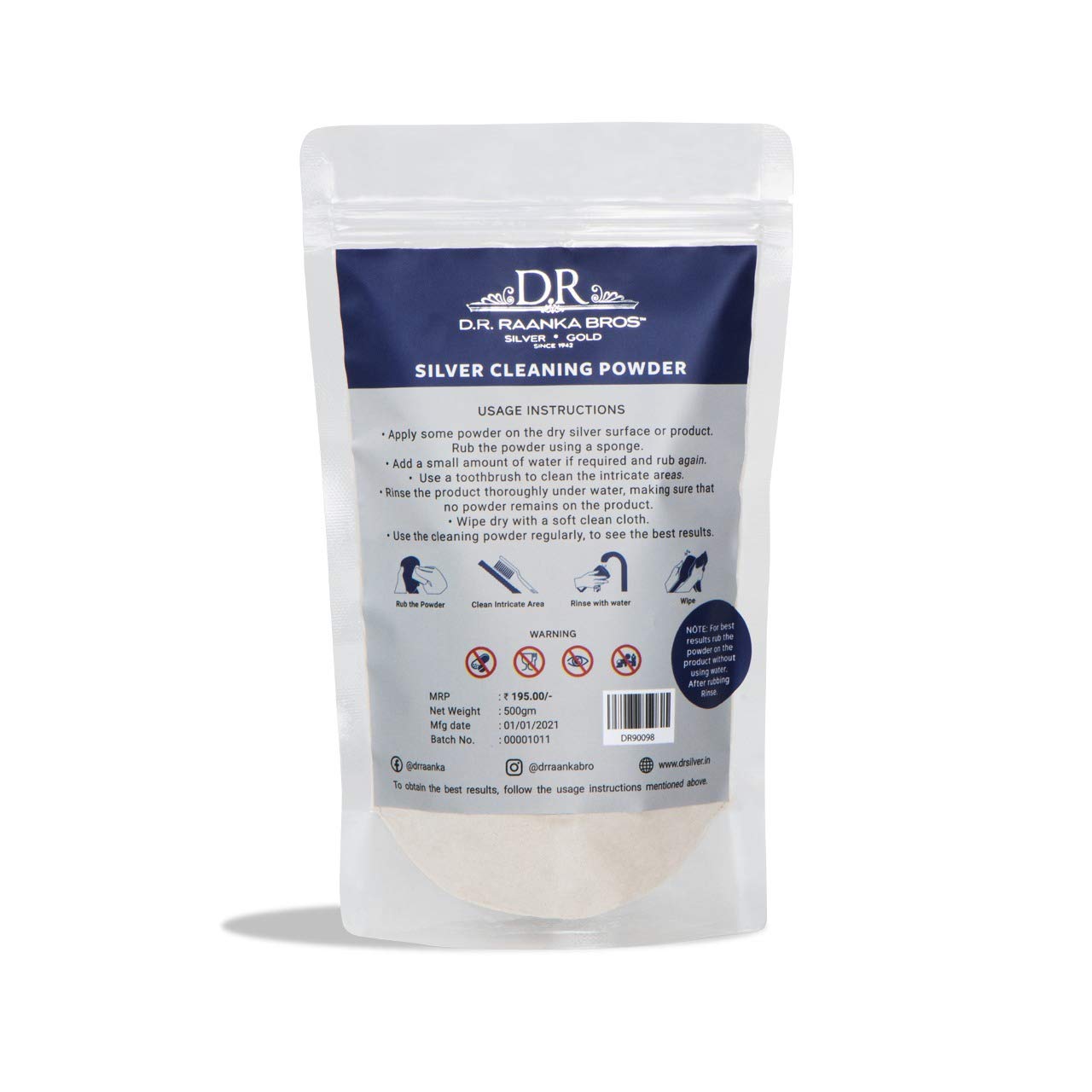 Silver Cleaning Powder : Amazon.in: Health & Personal Care