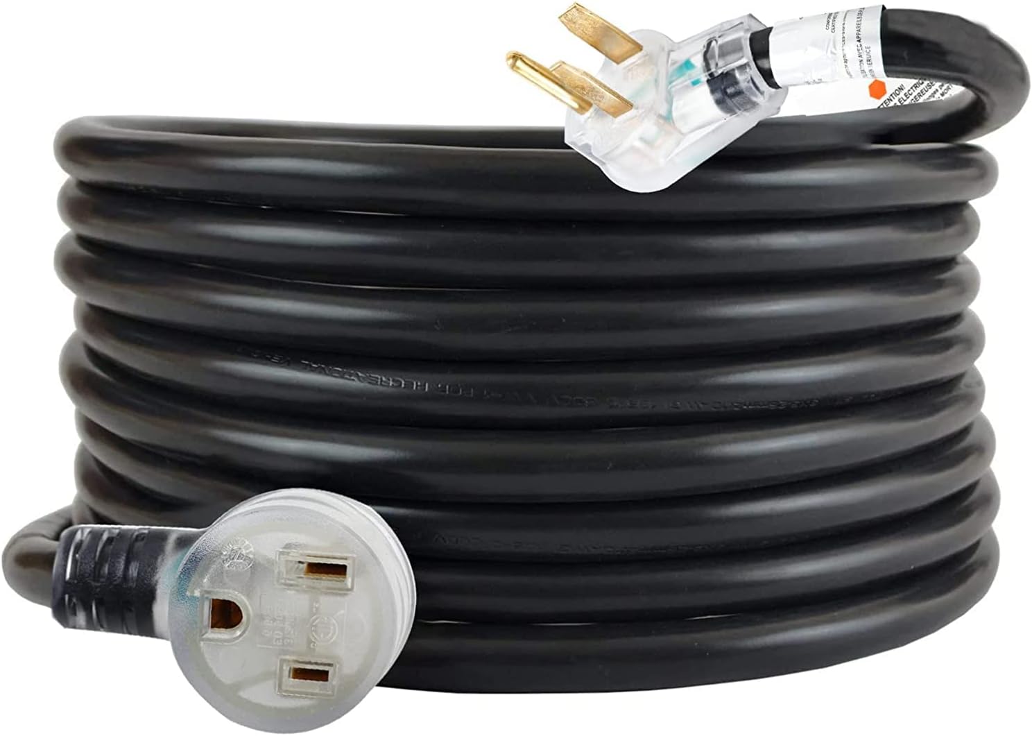 Miady 25ft 50AMP Welder Extension Cord, 8 Gauge Heavy Duty Industrial ...