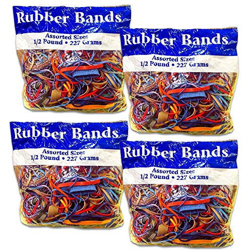 Alliance Rubber Bands Assorted Dimensions 227G/Approx. 400 - Want It All