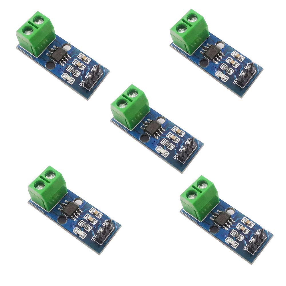 ZkeeShop 5pcs 5A Current Sensor Module ACS712 Module Compatible for ...