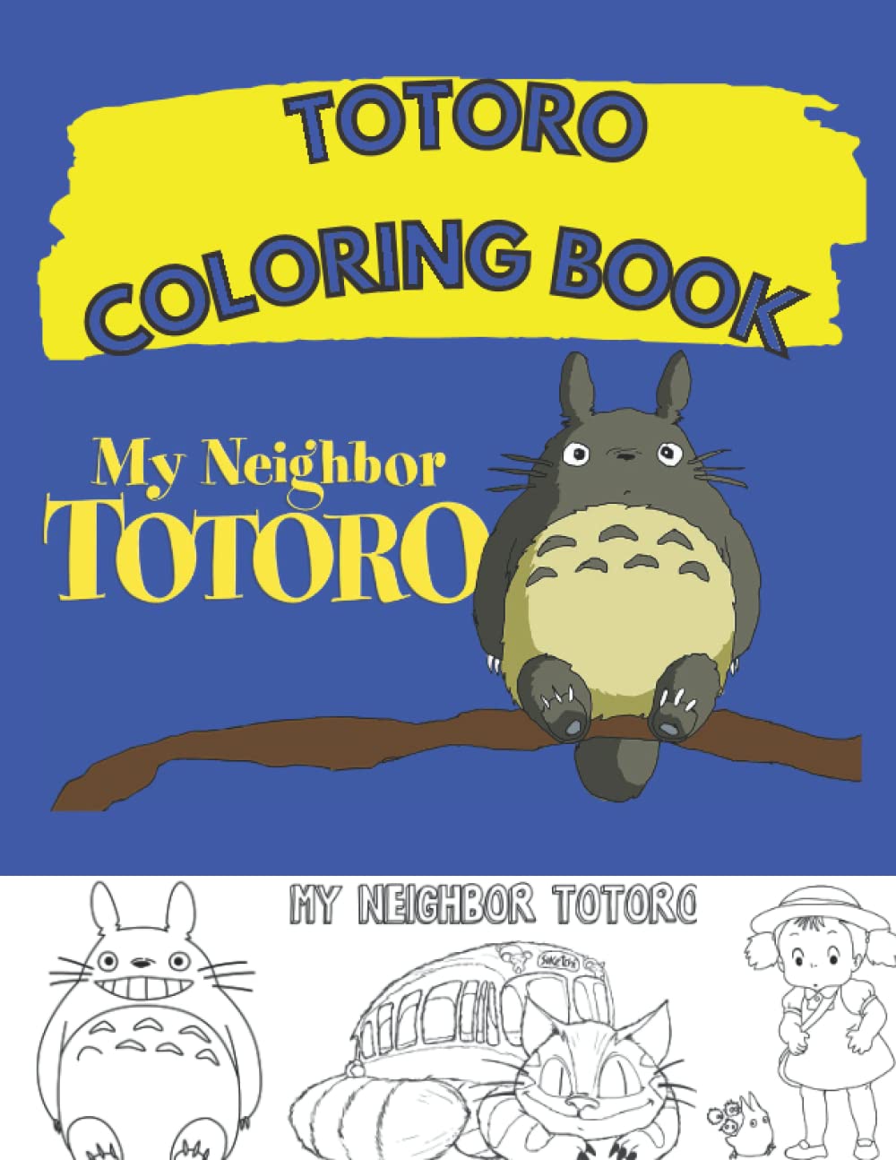 My Neighbor Totoro Coloring Book My Neighbor Totoro Colouring ...