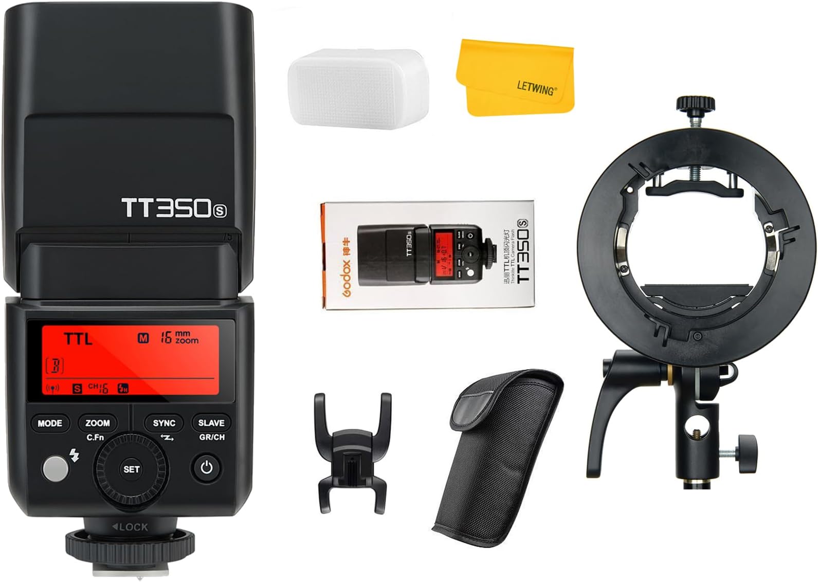 Amazon.com : Godox TT350S Flash Speedlite for Sony Camera, 2.4G ...