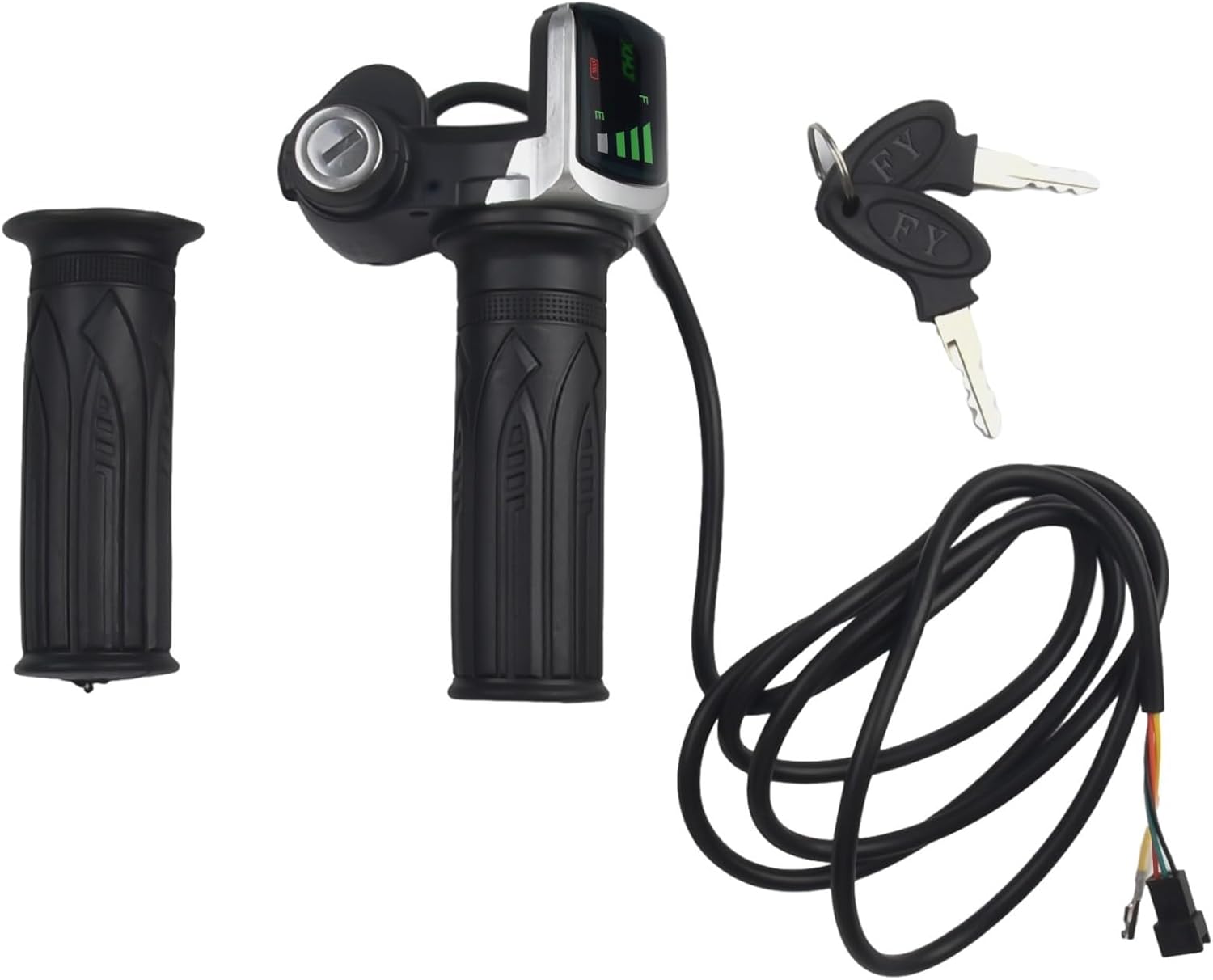 Amazon.com: 36V/48V Electric Bike Throttle Grip With LED Voltage ...