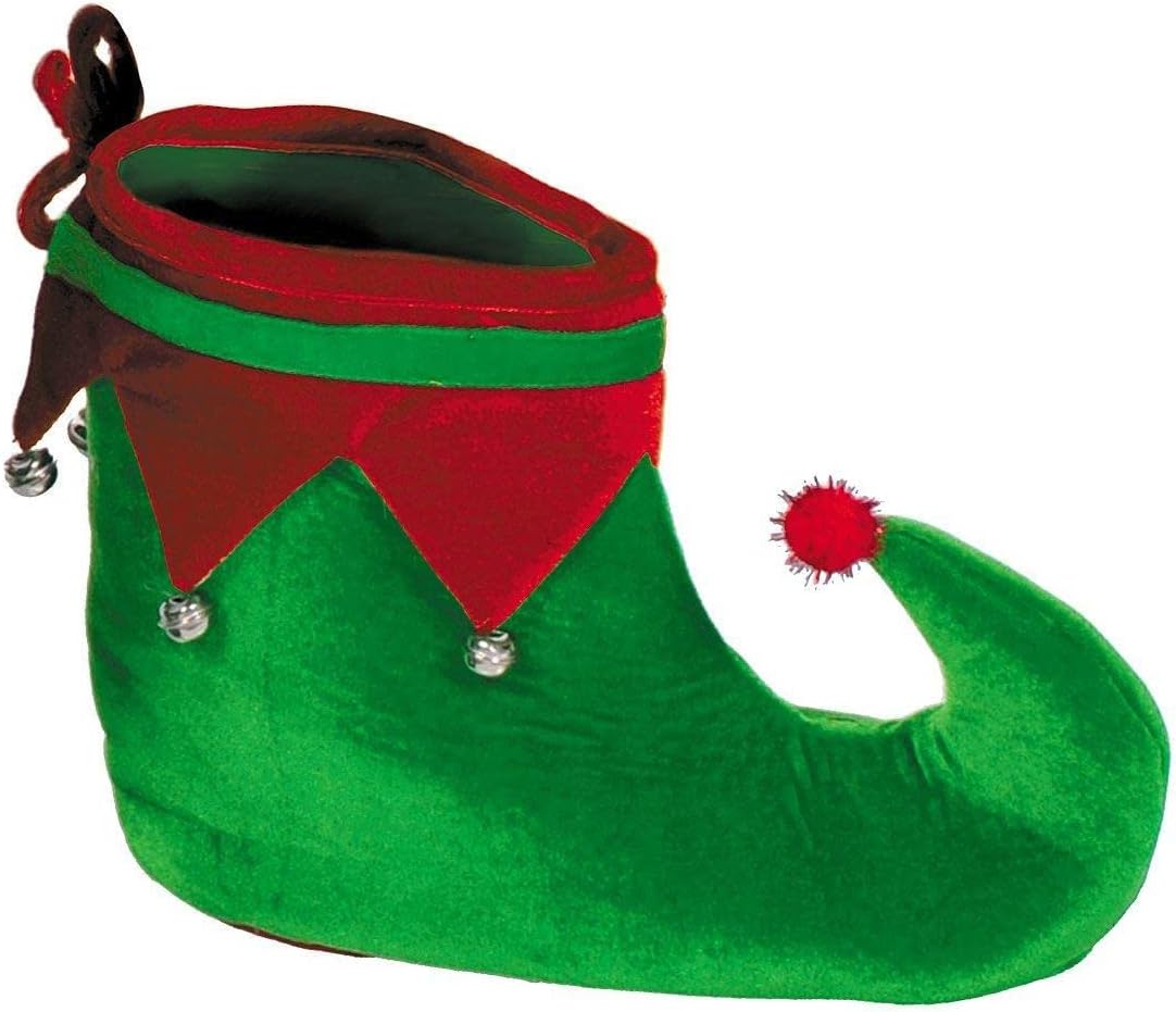 Amazon.com: amscan Party City Elf Shoes for Adults : Clothing, Shoes ...
