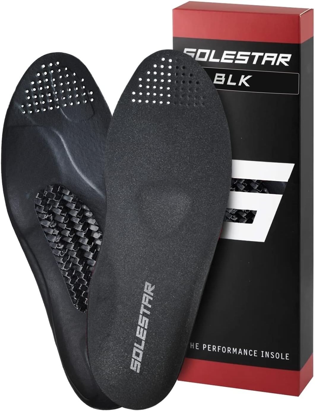 SOLESTAR BLK - Semelles chaussures de vélo de route et vtt - Semelle ...