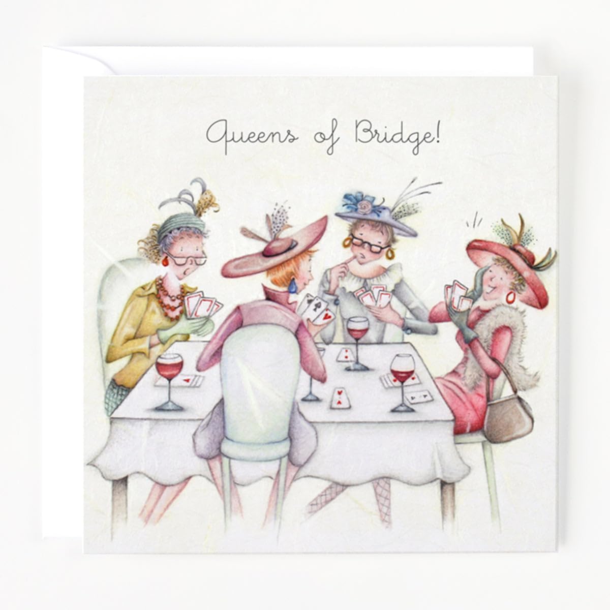 Ladies Bridge Card - Queens of Bridge! - Berni Parker : Amazon.co.uk ...