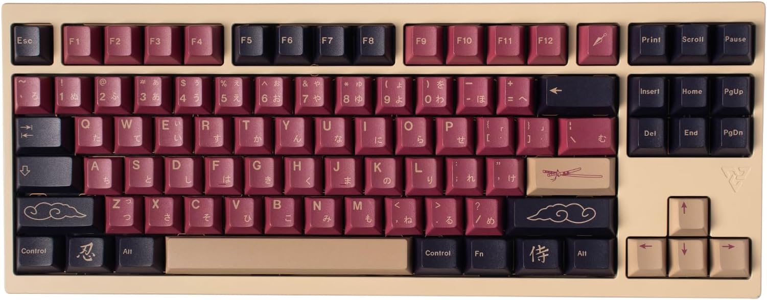 Amazon.com: DROP Redsuns GMK Red Samurai Custom Mechanical Keyboard ...
