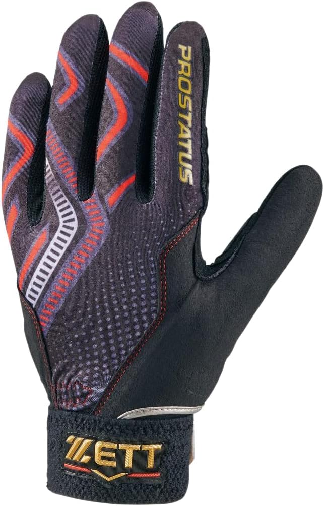 Amazon | ゼット(ZETT) 守備用グローブ 捕手用守備手袋 プロステイタス 片手用 ブラック×レッド(1964) 左手用Mサイズ BG292B | ゼット(ZETT) | 手袋・グローブ