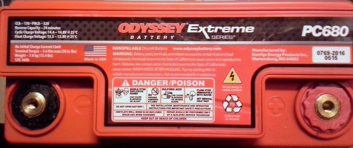 Amazon.com: Odyssey Battery PC680 Battery : Automotive