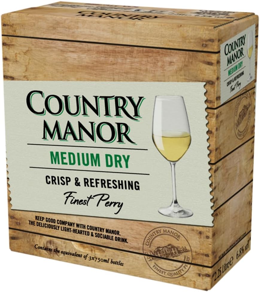 Country Manor Medium Dry Finest Perry 2.25 Litre : Amazon.co.uk: Grocery
