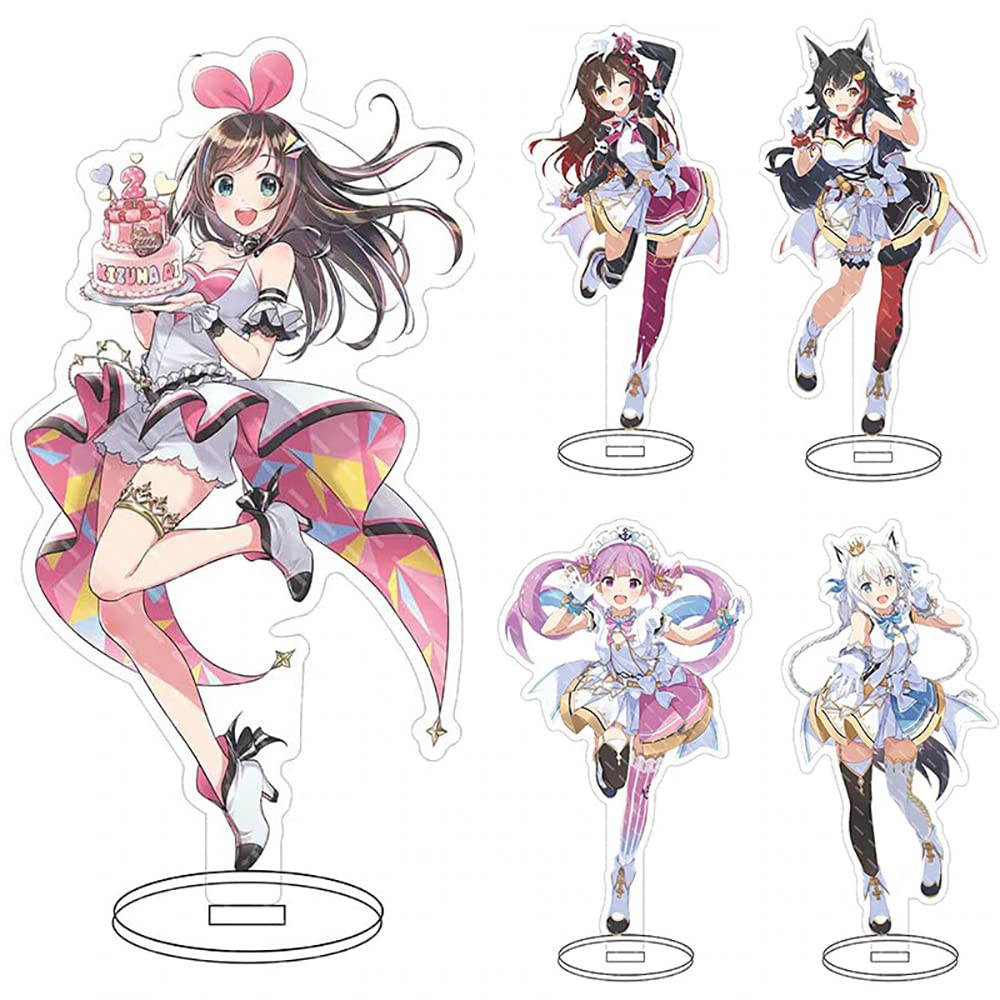 5pcs Character Stand Model Hololive Vtuber Anime Acrylic Humanoid Stand ...