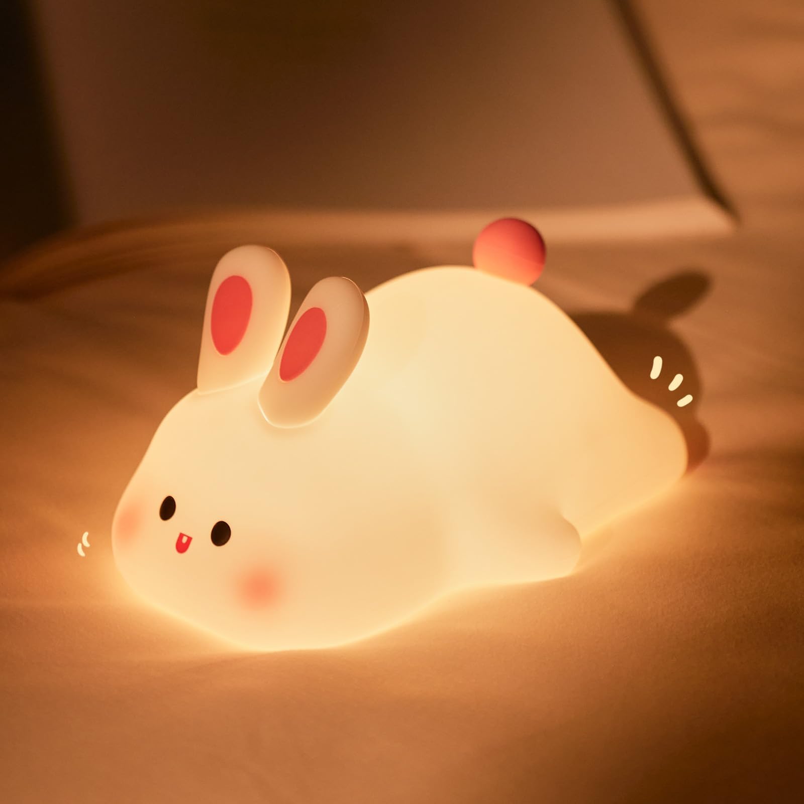 Bunny Baby Cute Lamp Gifts for Children, Newborn to Teen Girls - USB ...