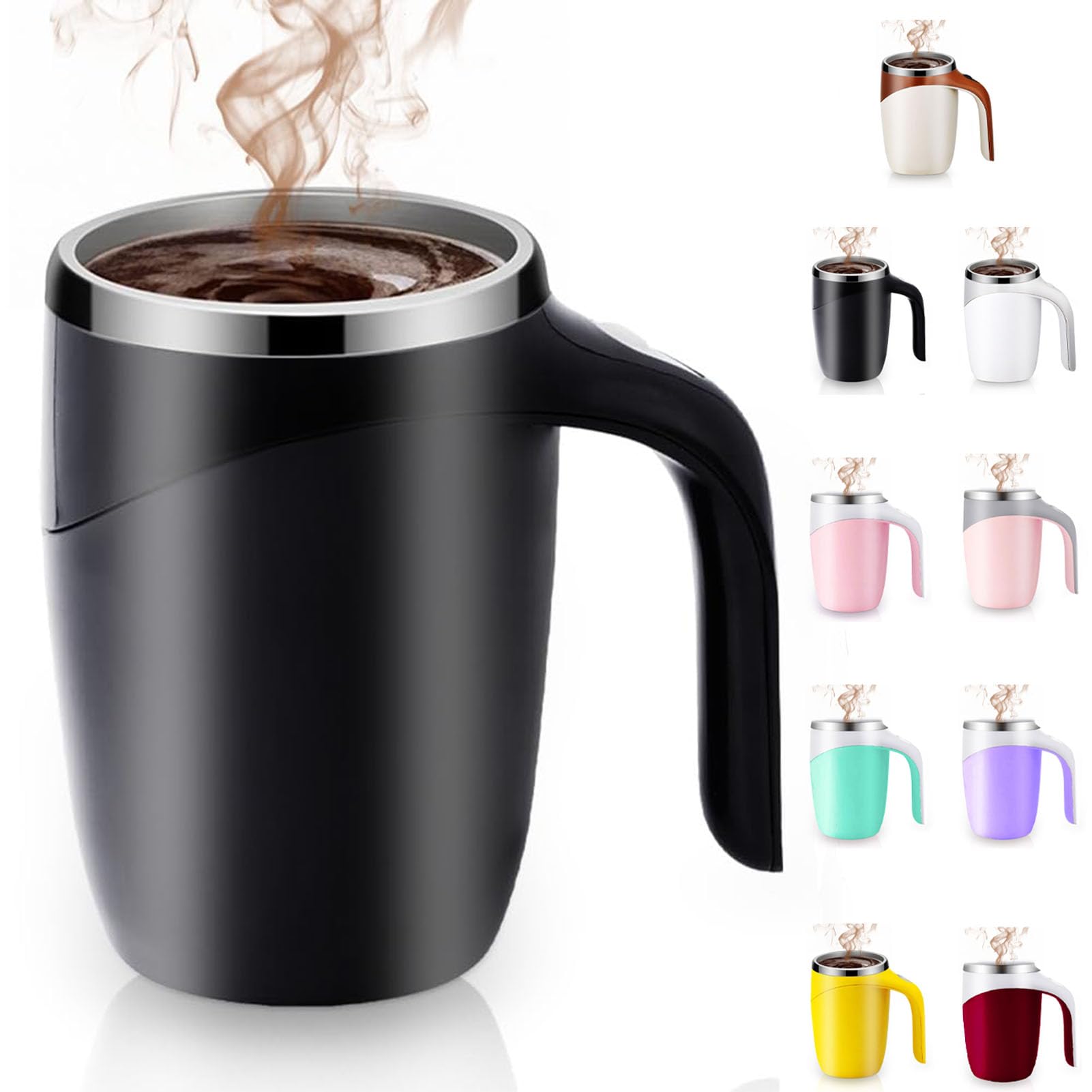 Amazon.com: Auto Stirring Coffee Mug, Auto Stir Coffee Mug, Automatic ...