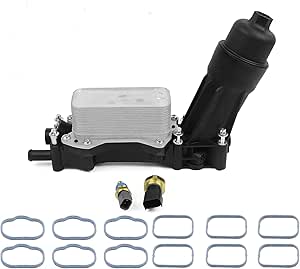 Engine Oil Cooler & Filter Housing Adapter Kit Compatible with 2014 ...