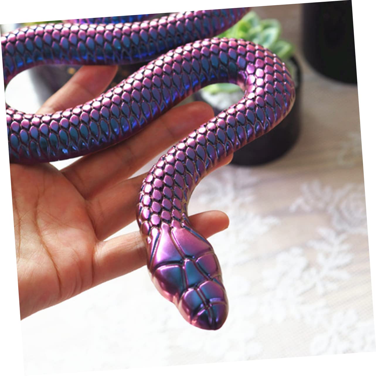 SEWOART Mold Snake Epoxy Resin Mould Snake Silicone Mold DIY Supplies ...