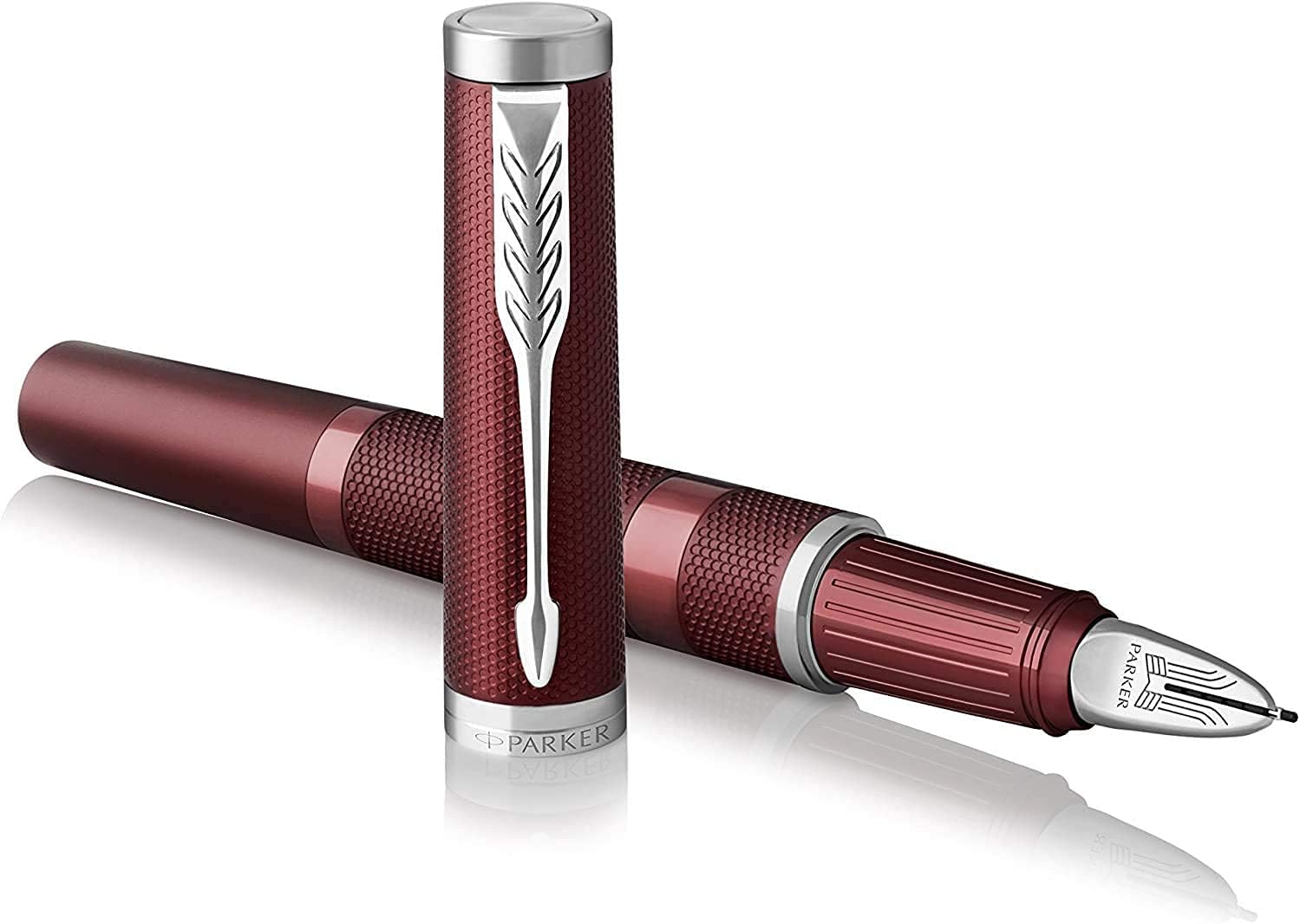 Parker Ingenuity Premium Metal 5th Technology Pen - Deluxe Deep Red ...