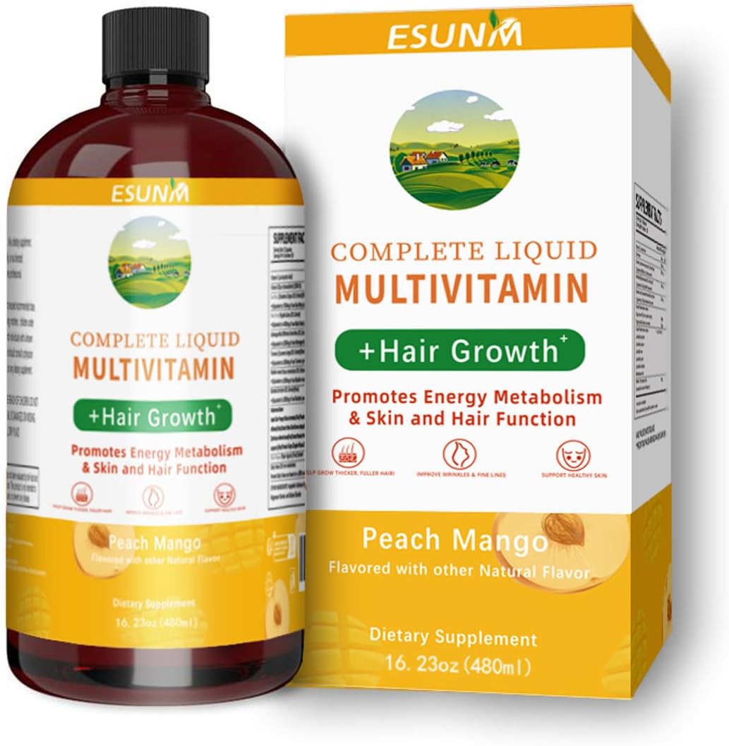 Amazon.com: Complete Liquid Multivitamin + Hair Growth, Promotes Energy ...