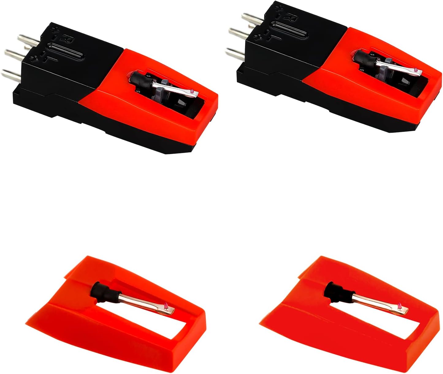 Amazon.com: 2PCS Record Player Cartridge with 2PCS Record Player Needle ...