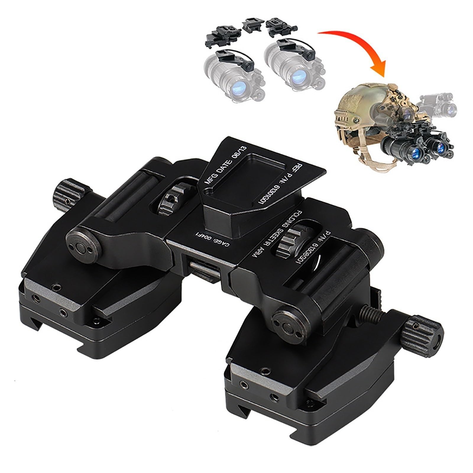 Amazon.com: LEESEN PVS-14 Light Weight Dual Tube Mounting System IC AN ...
