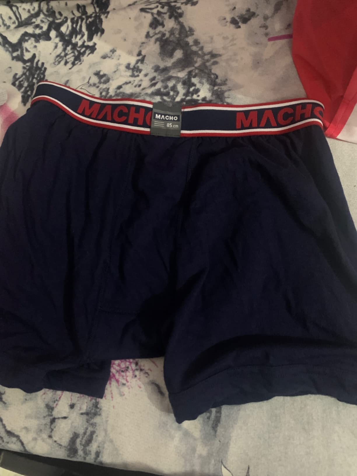 Buy Macho Men's Long Cotton Fine Trunk Pack of 3 (Multi Color), 85 cm ...