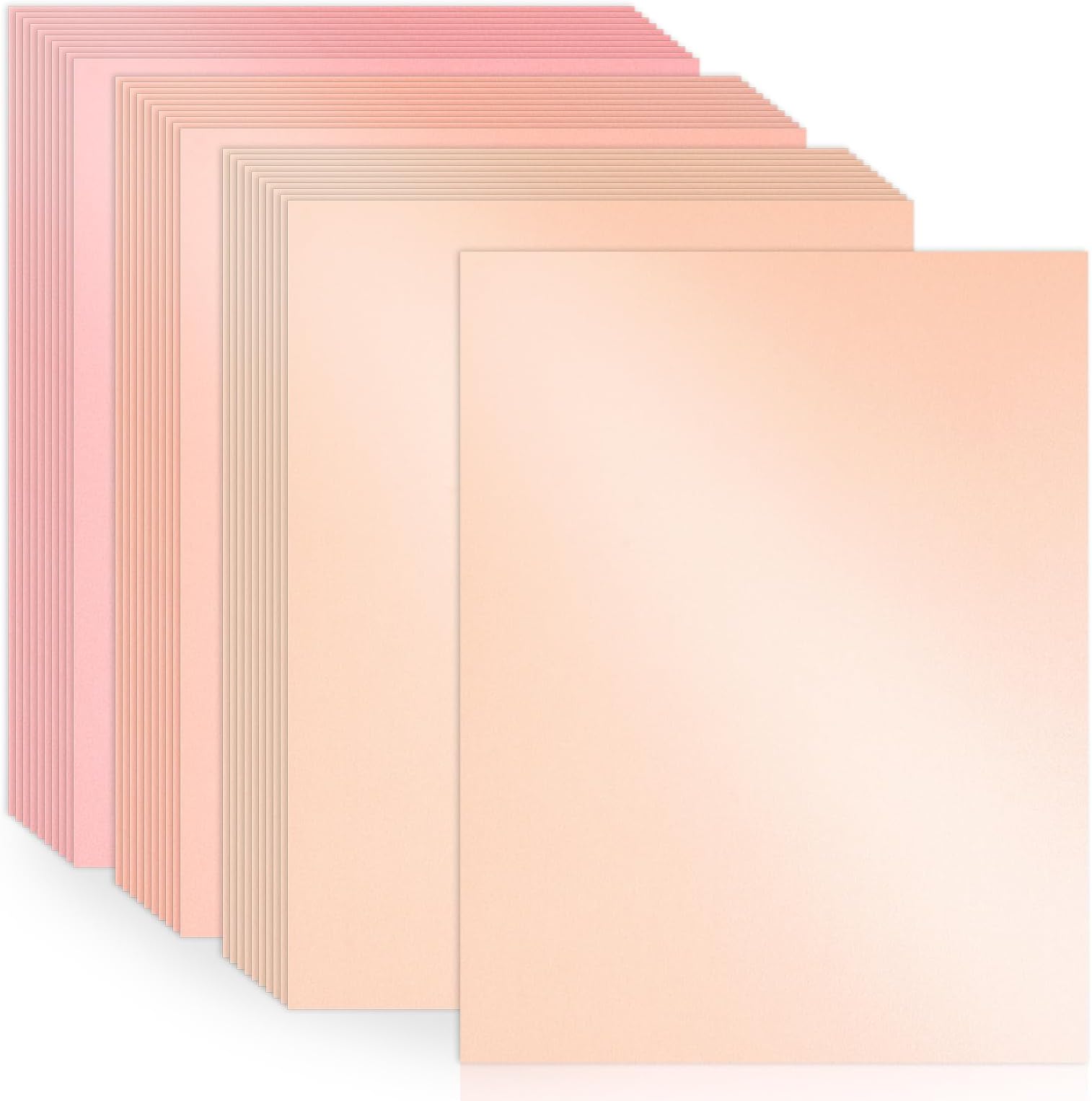 Amazon.com : Whaline 30 Sheet Gradient Pink Shimmer Cardstock 8.3 x 11. ...