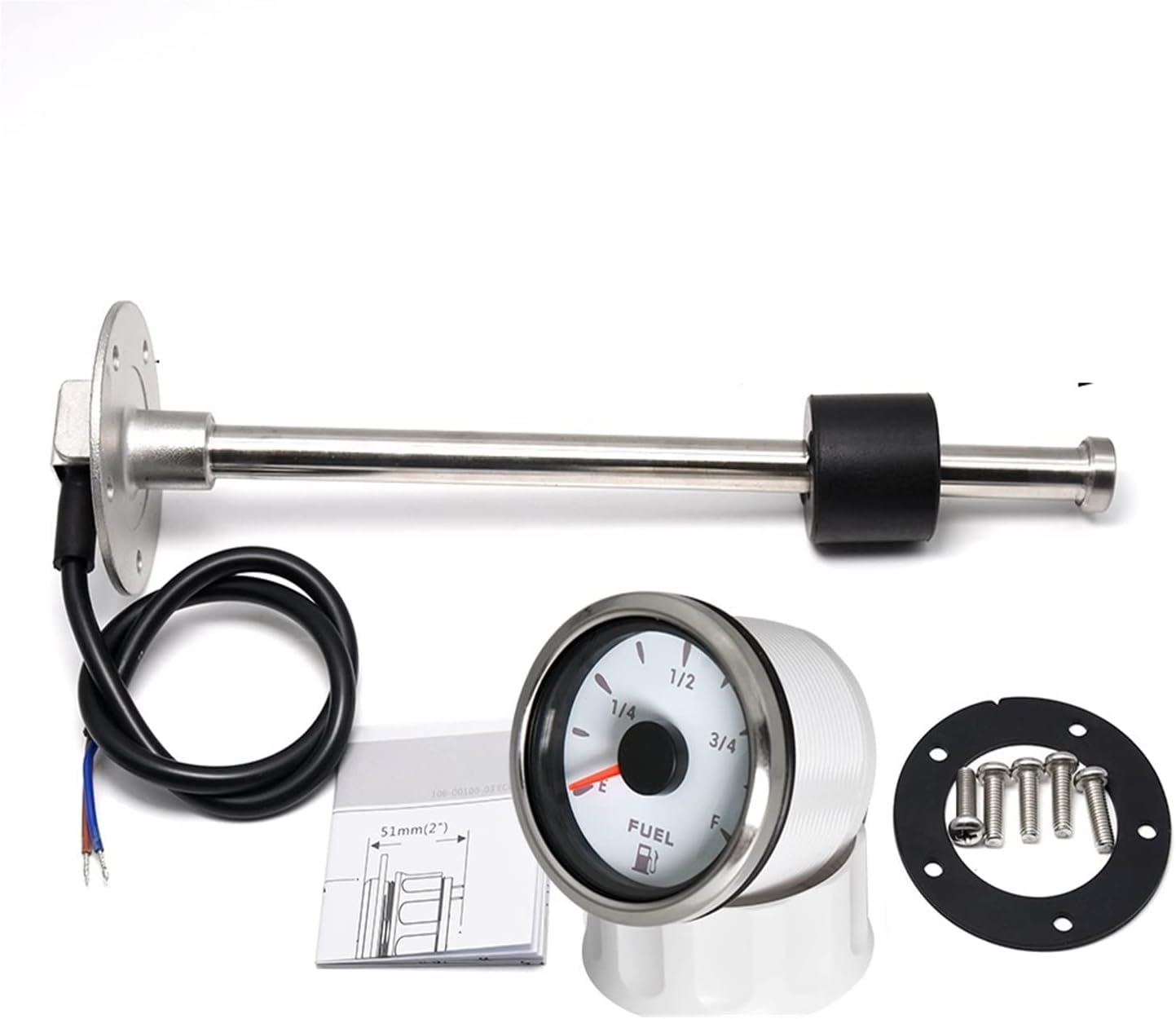 Fuel Water Level Sensor 52mm Marine Boat Car Point Fuel Tank Level ...
