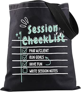 Amazon.com: JXGZSO Special Education Tote Bag Session Checklist ...