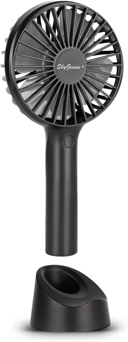 Amazon.com: SkyGenius Handheld Fan Rechargeable Battery Operated, Mini ...