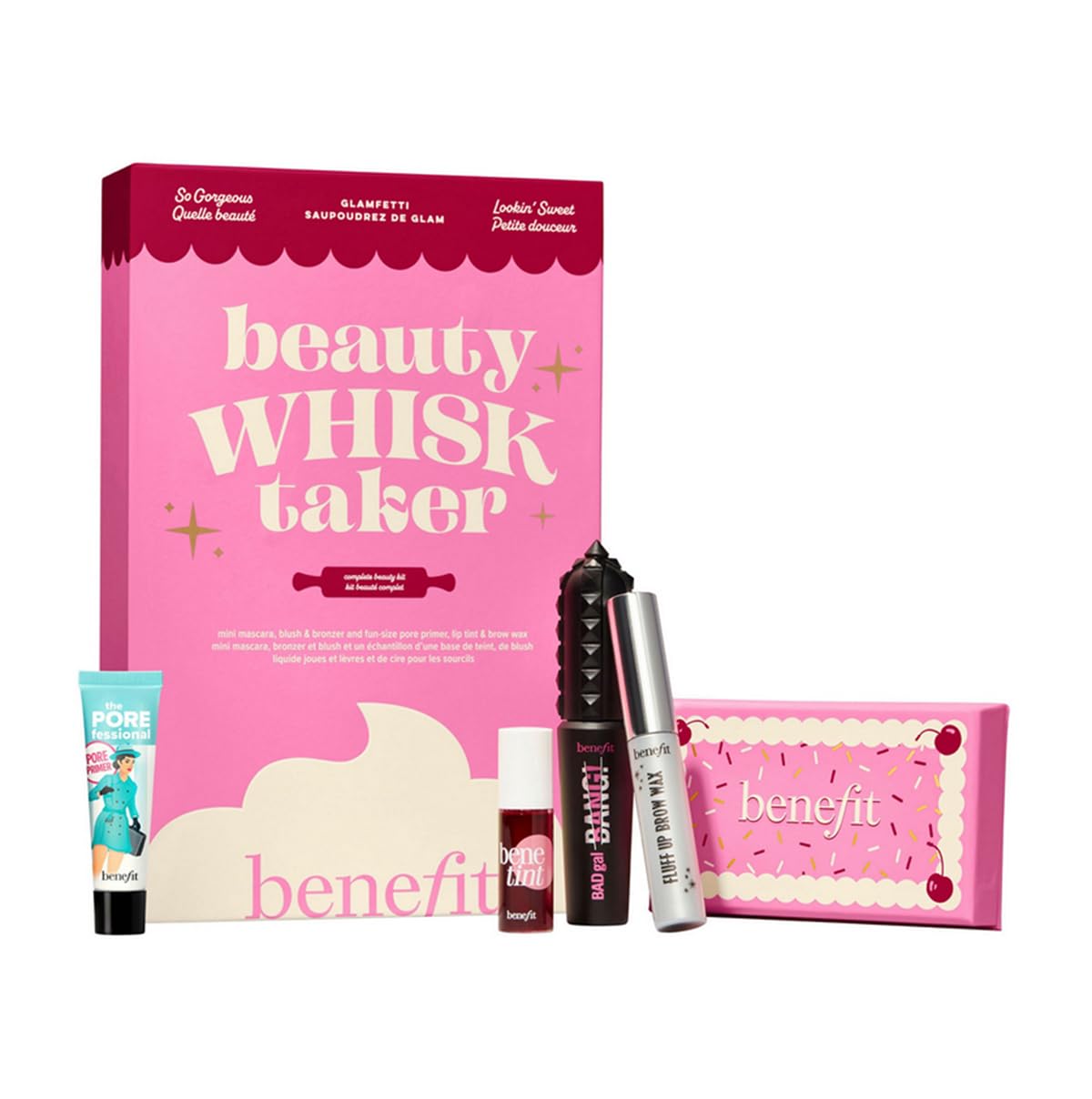 Benefit Beauty Whisk Taker Gift Set including Minis of the ...