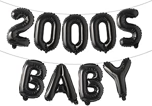 Amazon.com: 2000s Baby Party Decor Y2K Early 2000s Party Backdrop ...