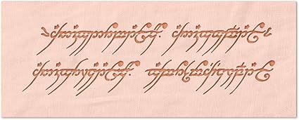 Amazon.com : Stencil Stop One Ring to Rule Them All Stencil - Reusable ...