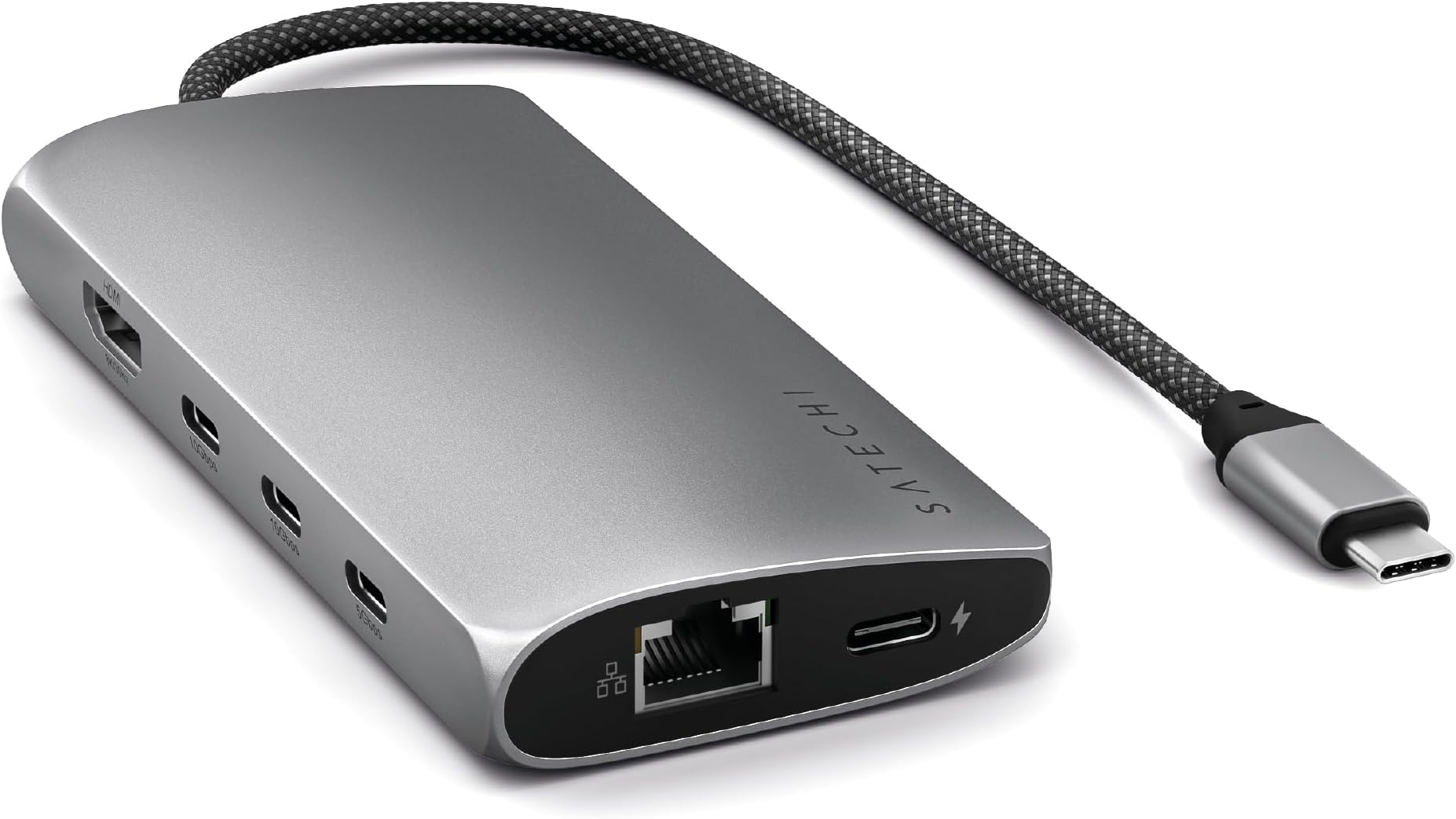 Satechi USB C Hub Multiport Adapter V3, 8 in 1 USB C Dongle with 8K ...