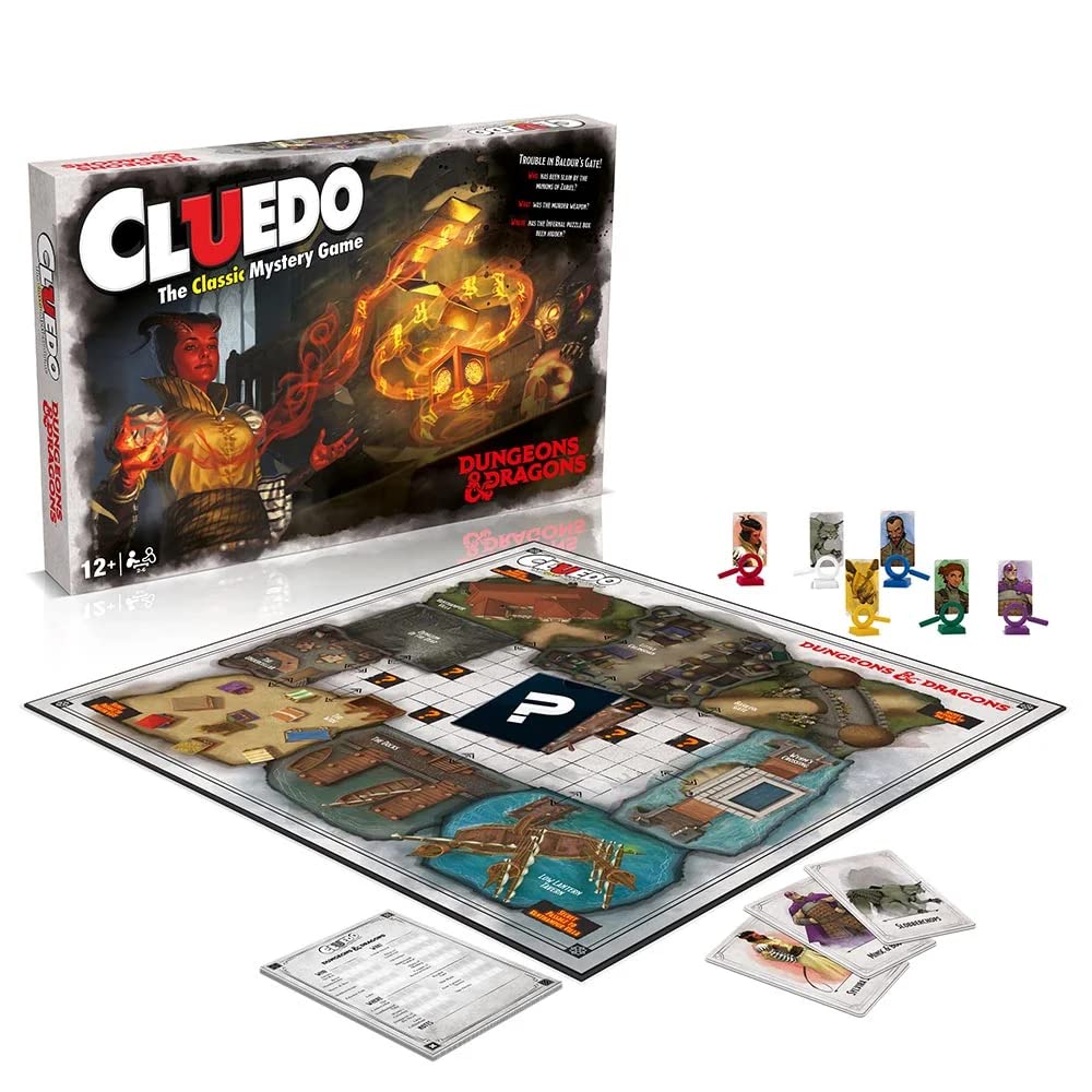 Buy Winning Moves Dungeons and Dragons Cluedo Mystery Board Game, Join ...