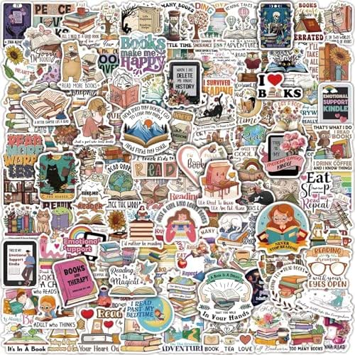 Amazon.com: MiStar 176 PCS Book Stickers for Kindle, Bookish ...