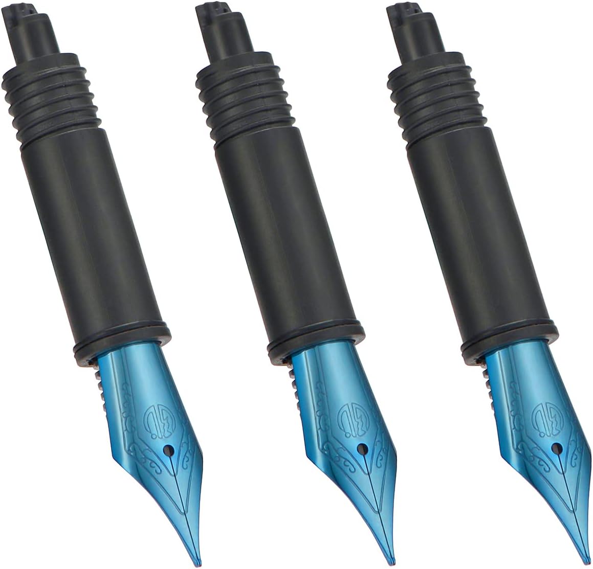 Amazon.com: Set of 3 Hongdian Fountain Pen Black Medium Nibs for Black ...