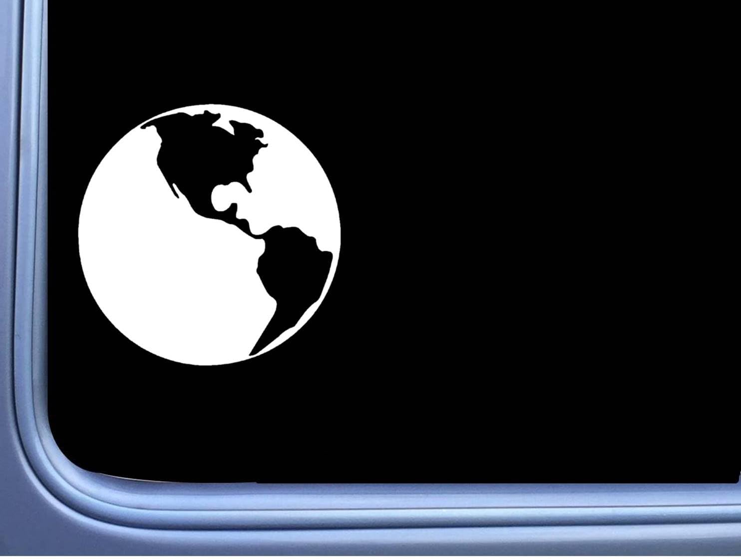 Amazon.com: Earth L982 6" Sticker earth decal day flat earth ...