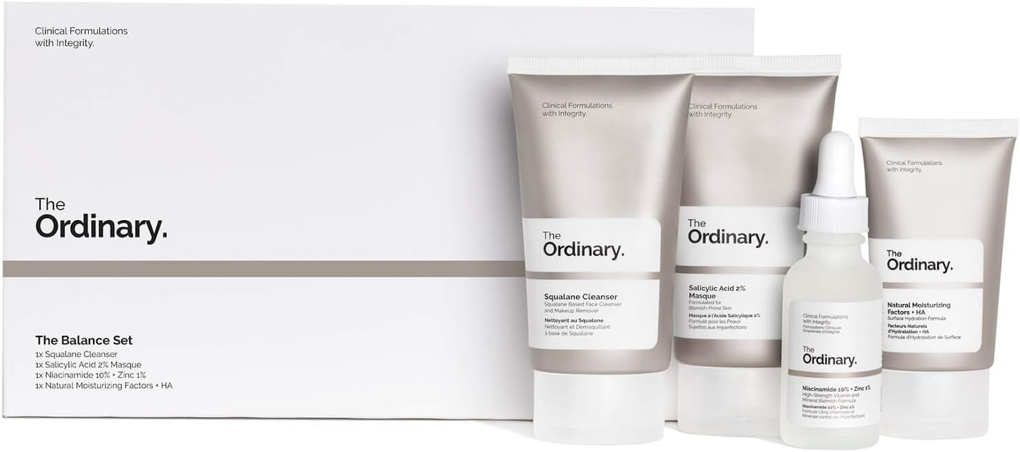 Amazon.com: The Ordinary The Daily Set (3 Pcs: Squalane Cleanser ...