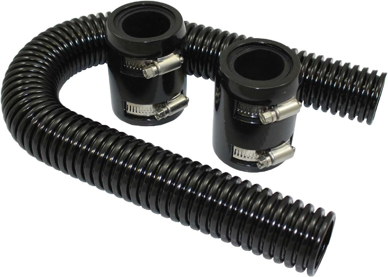 Amazon.com: 24'' Stainless Steel Radiator Hose Kit - Black Flexible ...