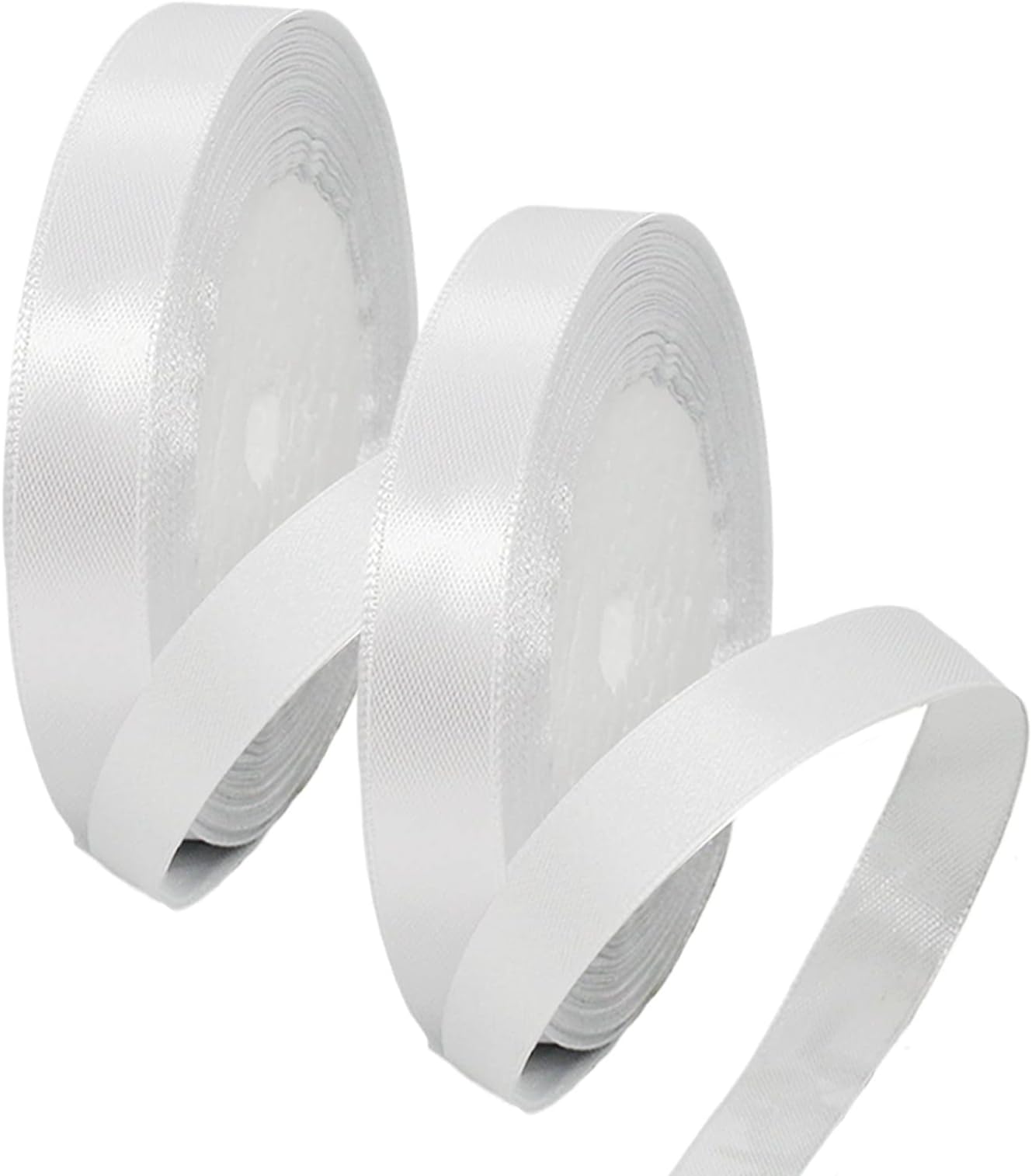 10mm x50m white double faced satin ribbon by 10MM Ribbon : Amazon.co.uk ...